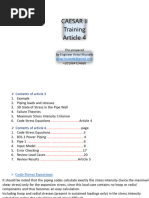 CAESAR II PIPING Tutorial A Pages 120 To 157 From C2AP | PDF | Dialog ...