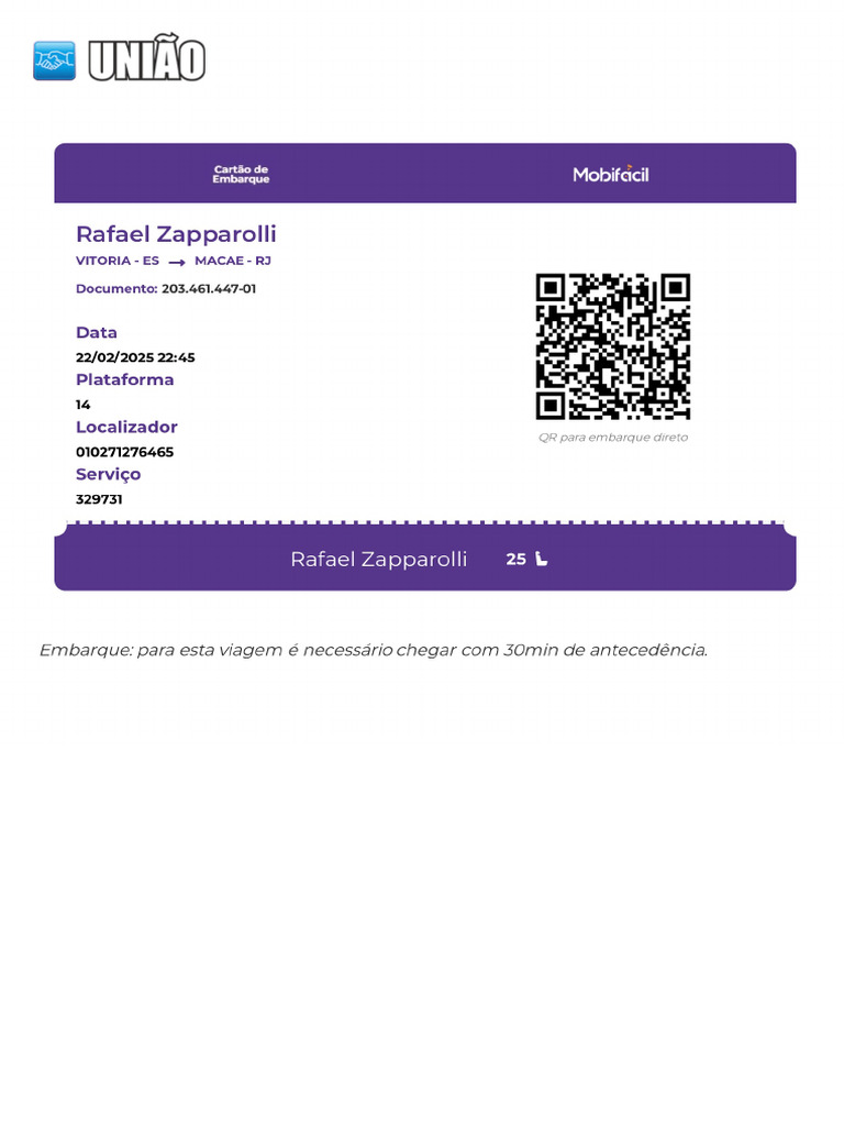 Ticket-Download Volta (Rafa) | PDF