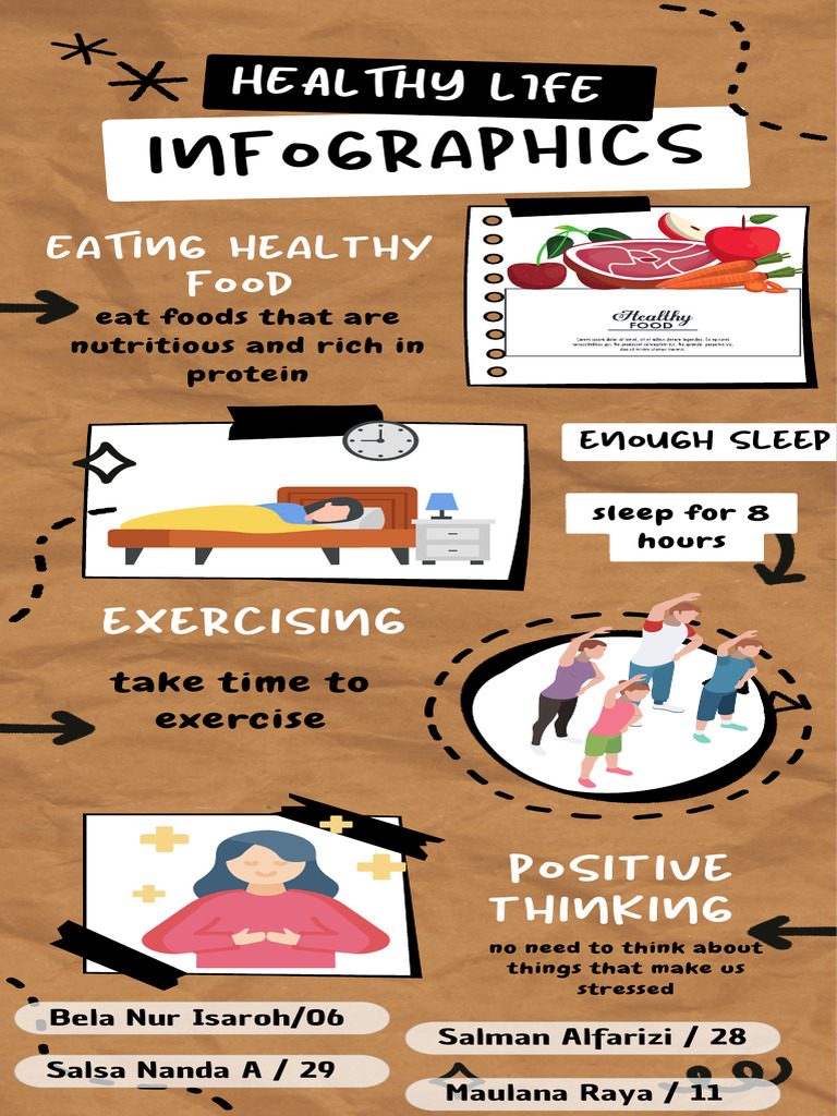 Healthy Living Tips and Infographics | PDF