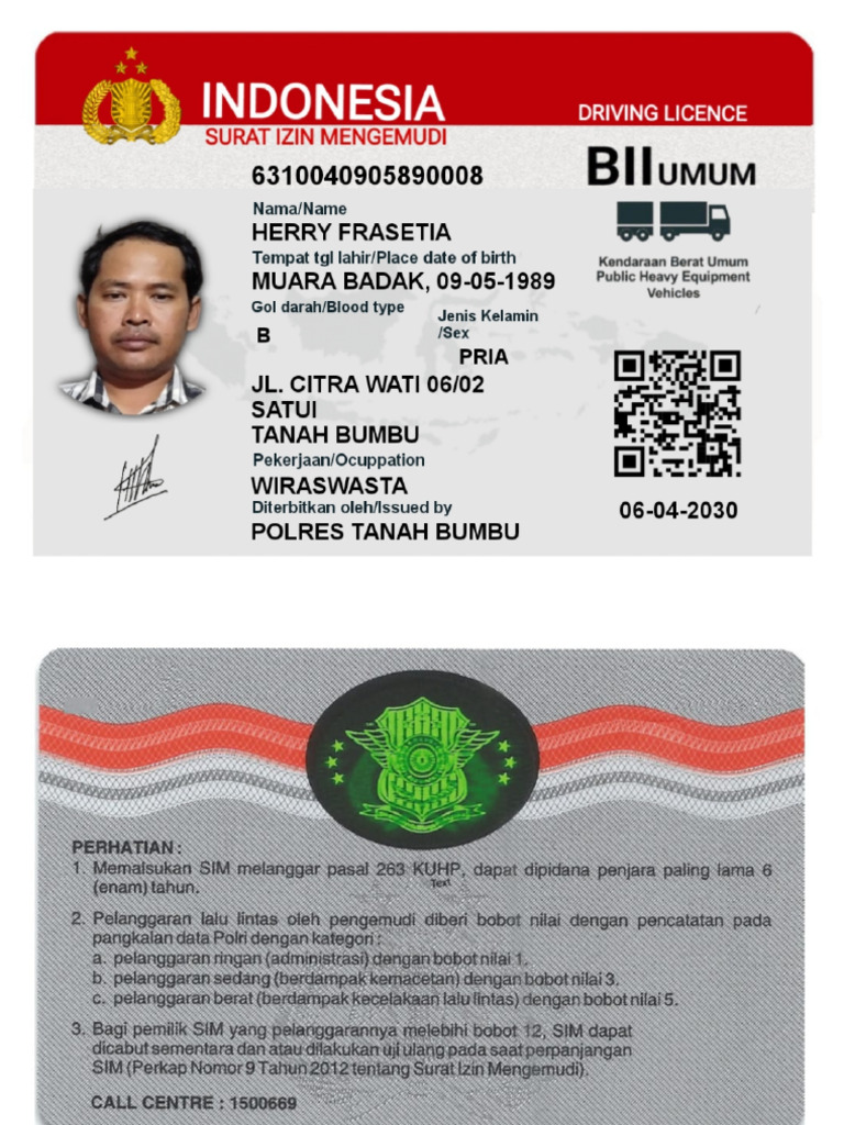 Sim B2 Umum Hery Prasetia - 20250419 - 110718 - 0000 | PDF
