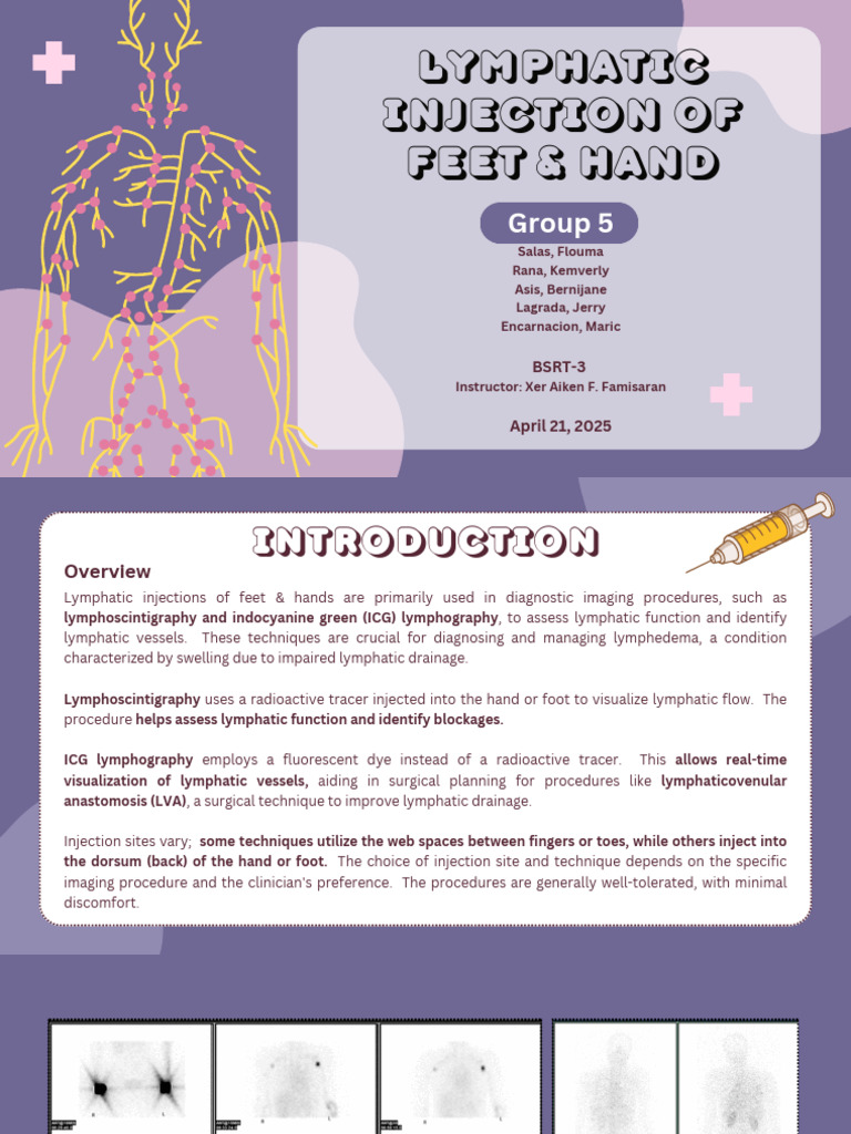 Lymphatic Injection of Hand and Feet - 20250419 - 175307 - 0000 | PDF ...