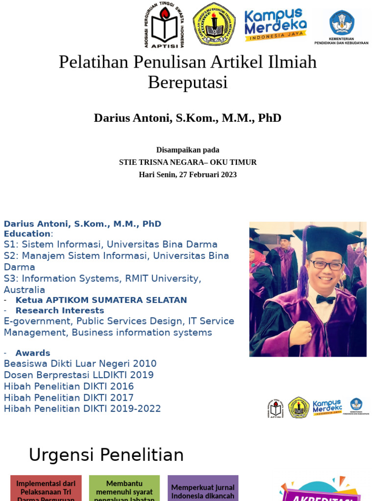 Pelatihan Penulisan Ilmiah | PDF