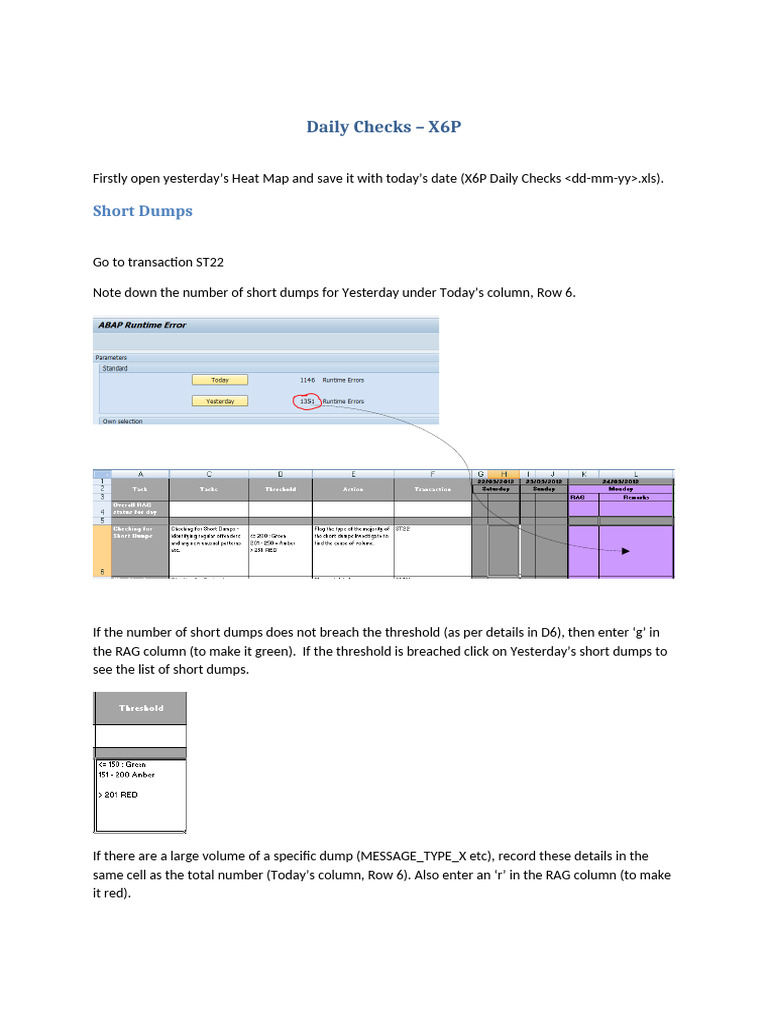 X6P Daily Checks instructions-12092015 Updated | PDF | Computer Cluster | Backup