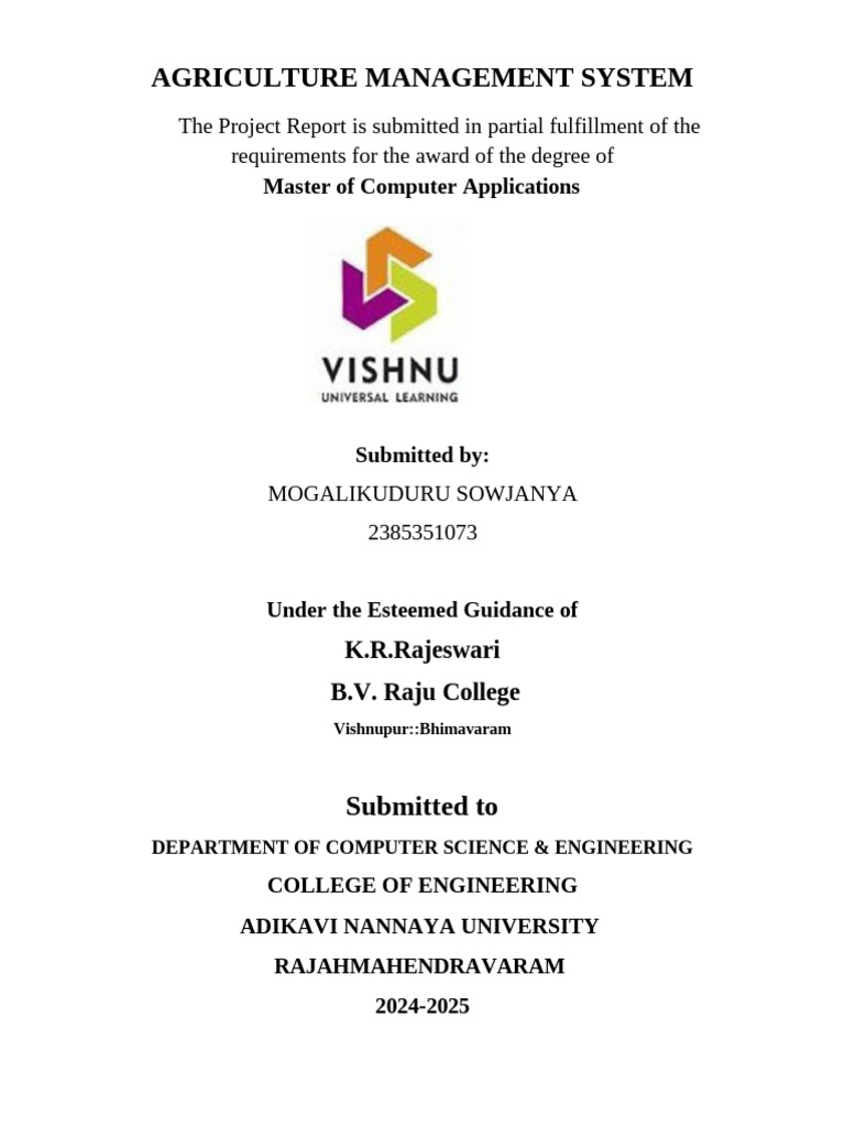 Agriculture Management System-1 | PDF | Software Testing | Java ...