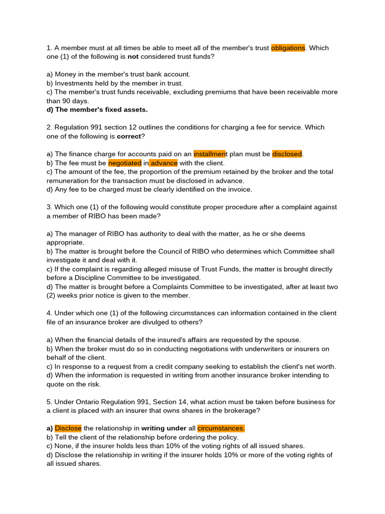 Chapters 6 - 11 Review Quiz | PDF | Liability Insurance | Insurance