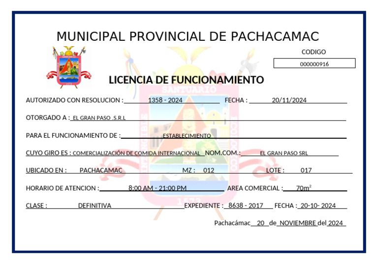 Licencia | PDF