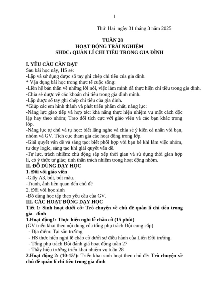 TH Hai Ngày 31 Tháng 3 Năm 2021 | PDF