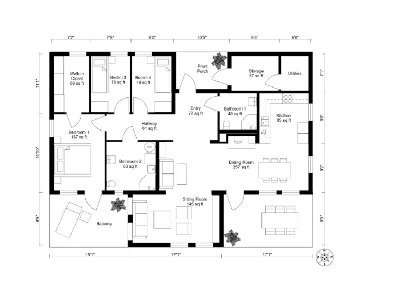 Second Floor Plan Resi | PDF
