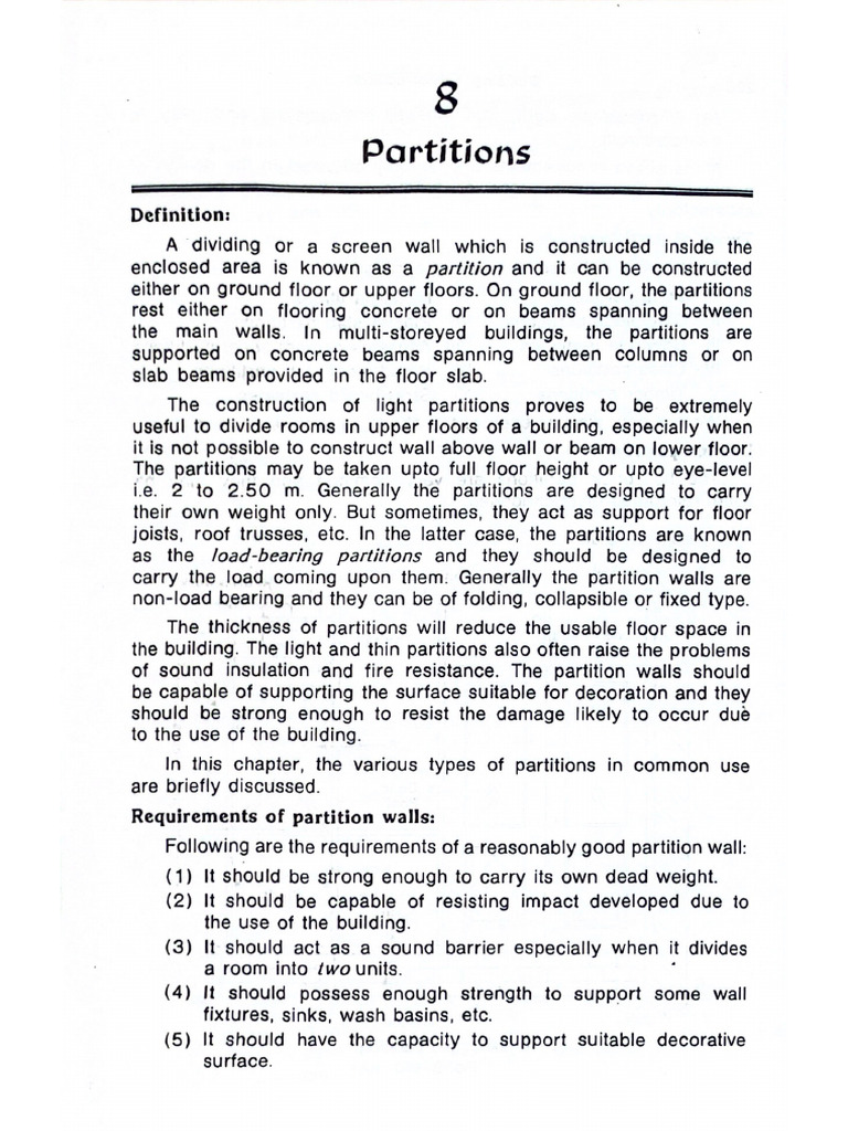 Partitions | PDF