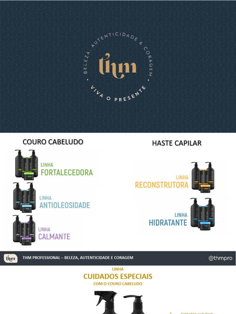 Apresentação Bulbo Raiz - THM | PDF | Cabelo | Protetor solar