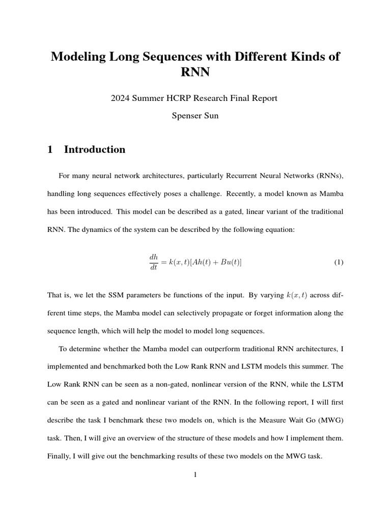 Spenser_Haotian_Sun_HCRP_CS_2024_Summer_Final_Report | PDF | Matrix ...