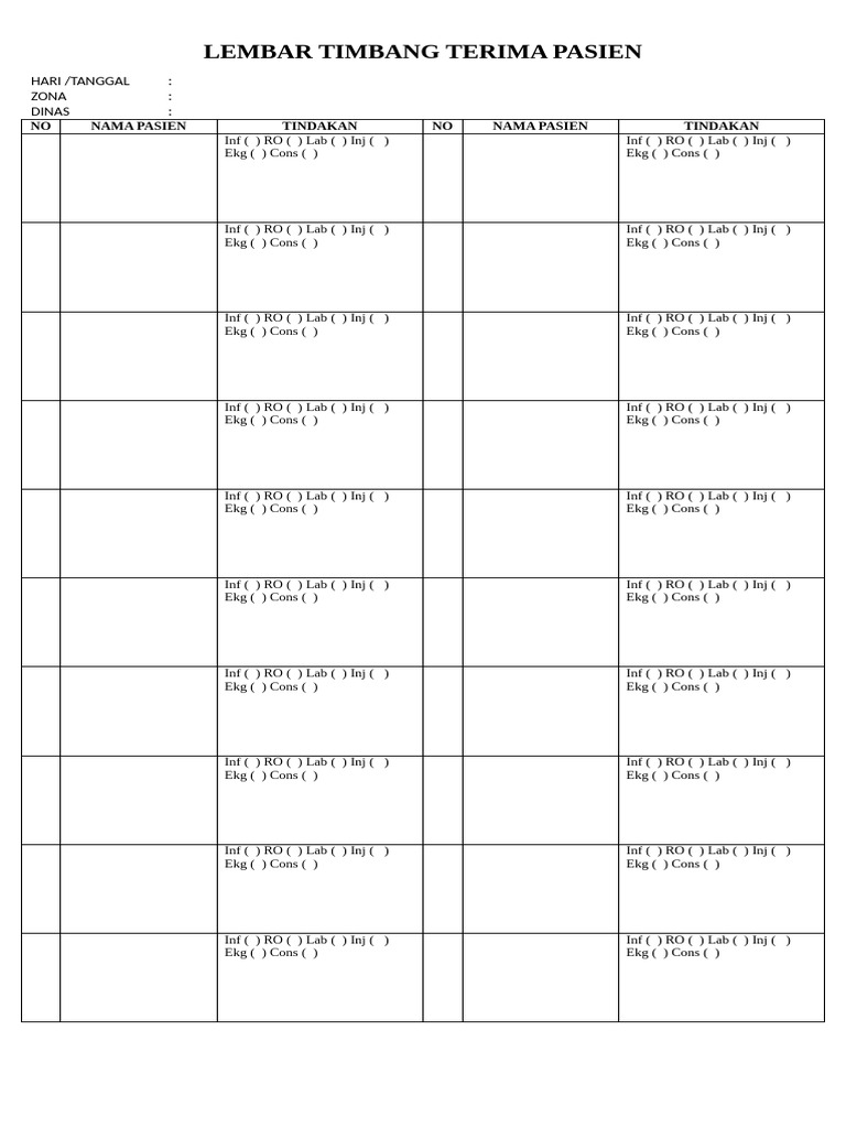 LEMBAR TIMBANG TERIMA | PDF