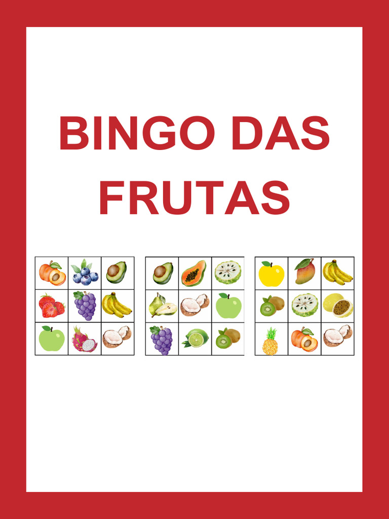 Bingo Das Frutas | PDF