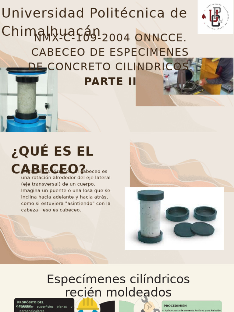Pt2. Cabeceo de Especiomenes de Concreto Cilindrico | PDF