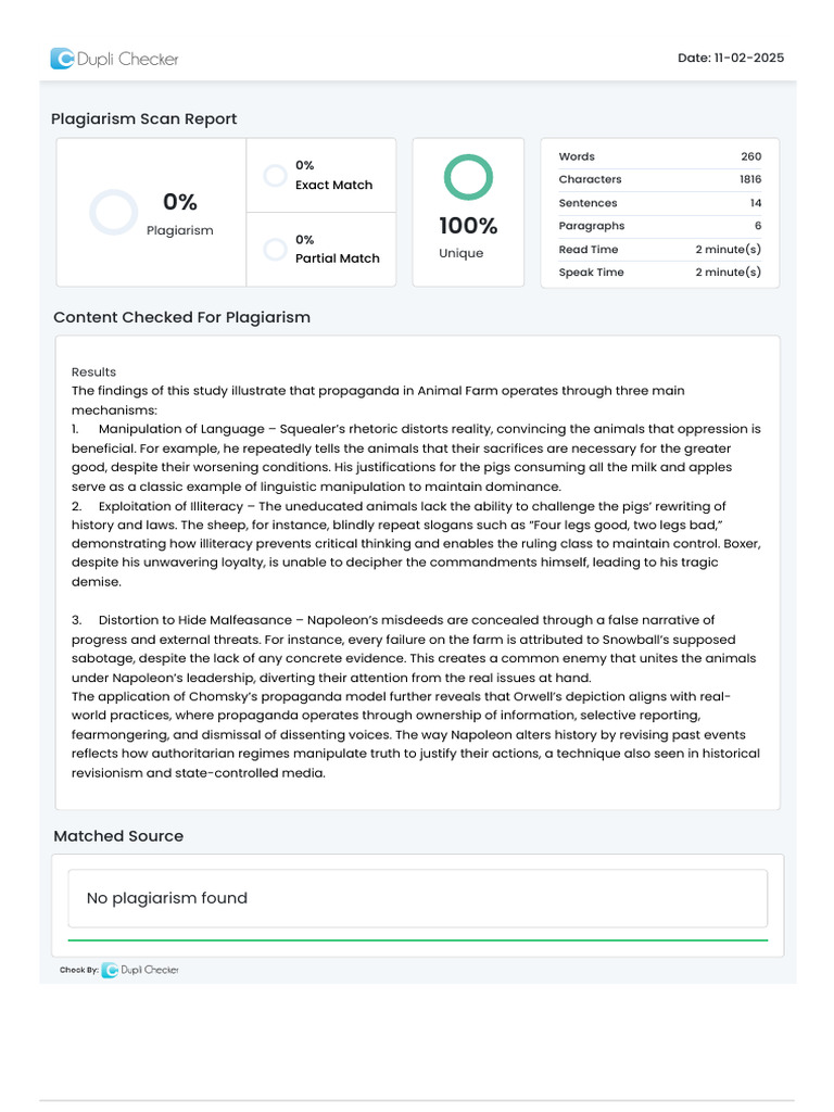 Duplichecker-Plagiarism-Report (2) | PDF | Human Communication