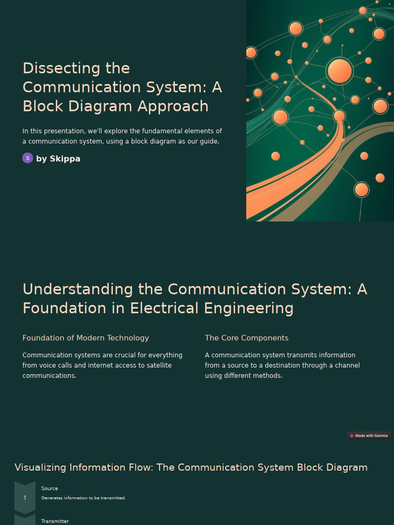 Communication System Block Diagram Overview | PDF | Communications ...