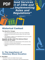 RA 7719 New | PDF | Blood Transfusion | Blood Donation