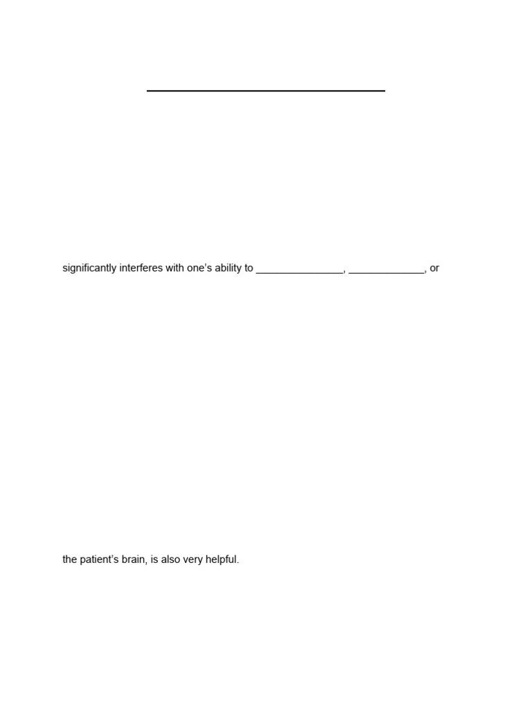 Aaron Schindler - Ted Talk Worksheet - What Is Depression - Docx.kami | PDF