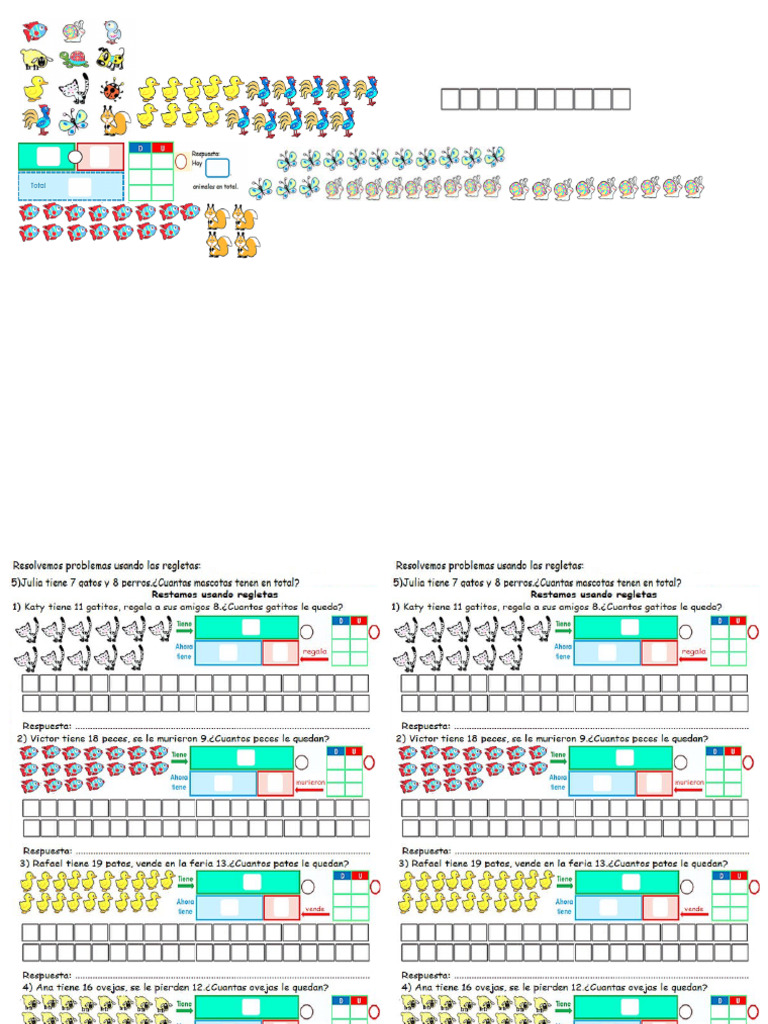 Fichas Mate Regletas | PDF