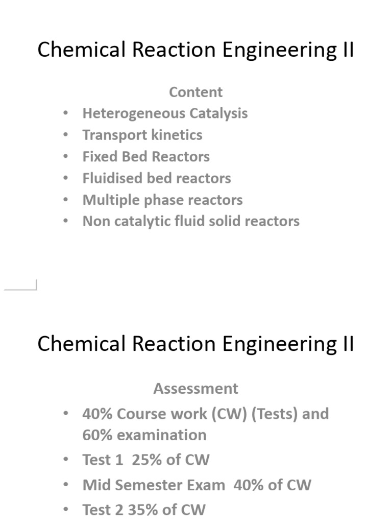 Advanced Chemical Reaction Engineering | PDF | Adsorption | Catalysis
