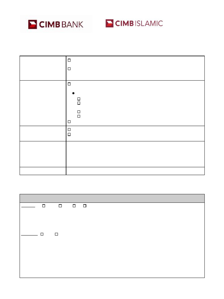 BizChannel@CIMB Application Form Guide | PDF