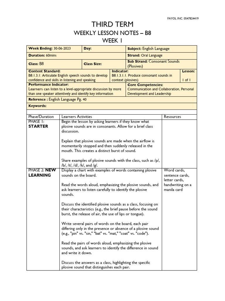 B8 ENG WK1 Merged | PDF | Reading Comprehension | English Language