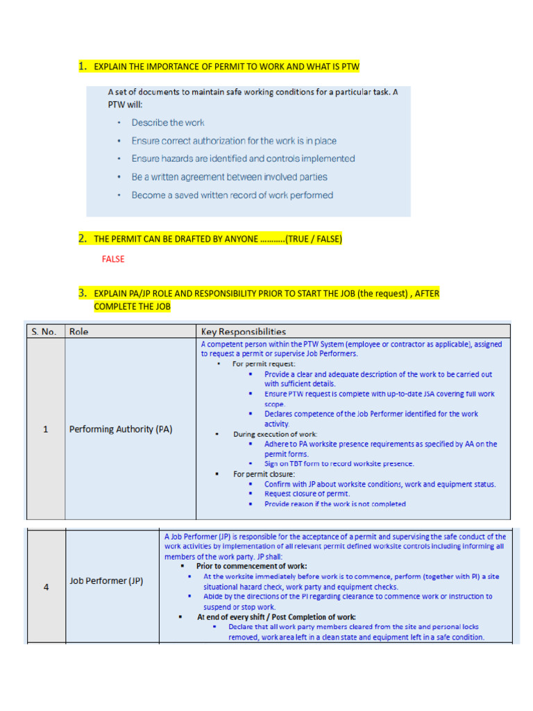 JP-PA AWARNESS (Sample Questions and Answers) | PDF | Risk | Risk ...