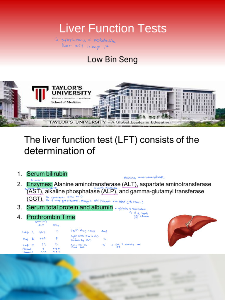 LFT and Pancreatic FT | PDF | Alanine Transaminase | Liver