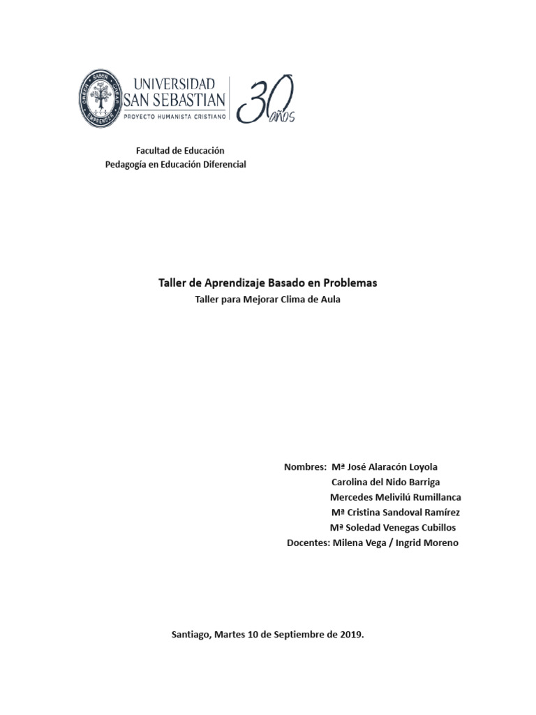 Abp Final | PDF | Maestros | Salón de clases