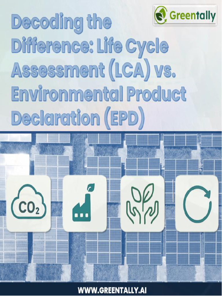 LCA vs. EPD - What's The Difference | PDF