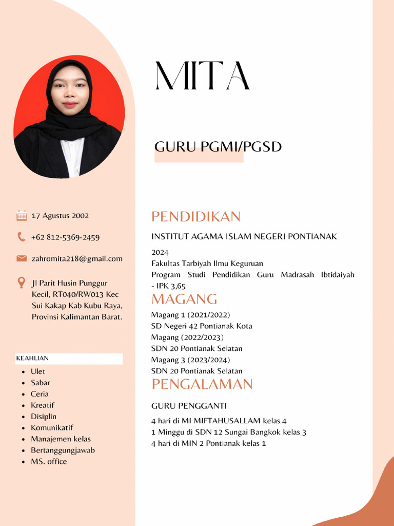 CV Guru Mita | PDF