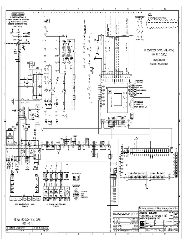 1 - A. GA30+FF As - Built Drawings | PDF