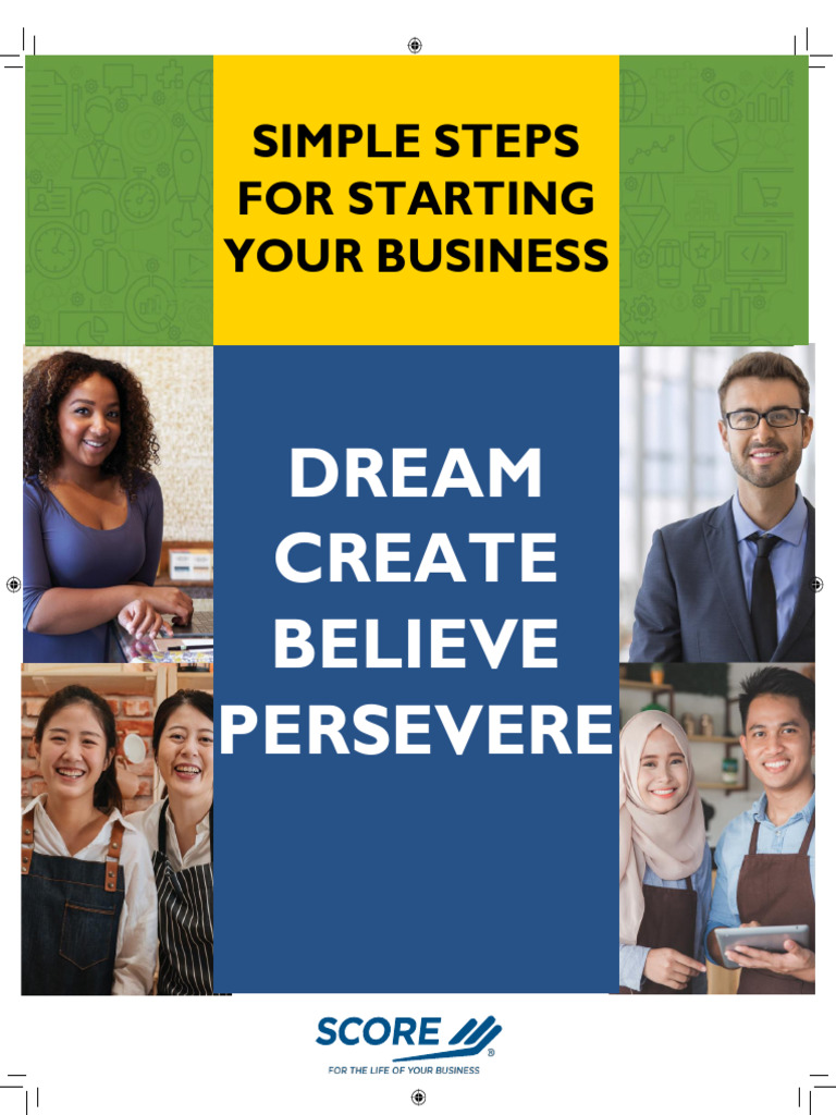 Simple Steps for Starting Your Business Workbook Print R | PDF ...