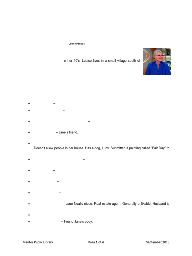 Still Life Book Club Discussion Guide | PDF