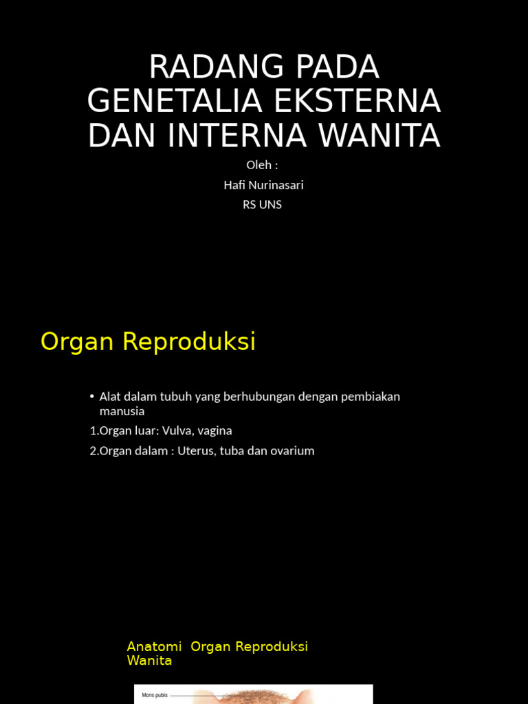 Radang Genetalia Eksterna Dan Interna | PDF