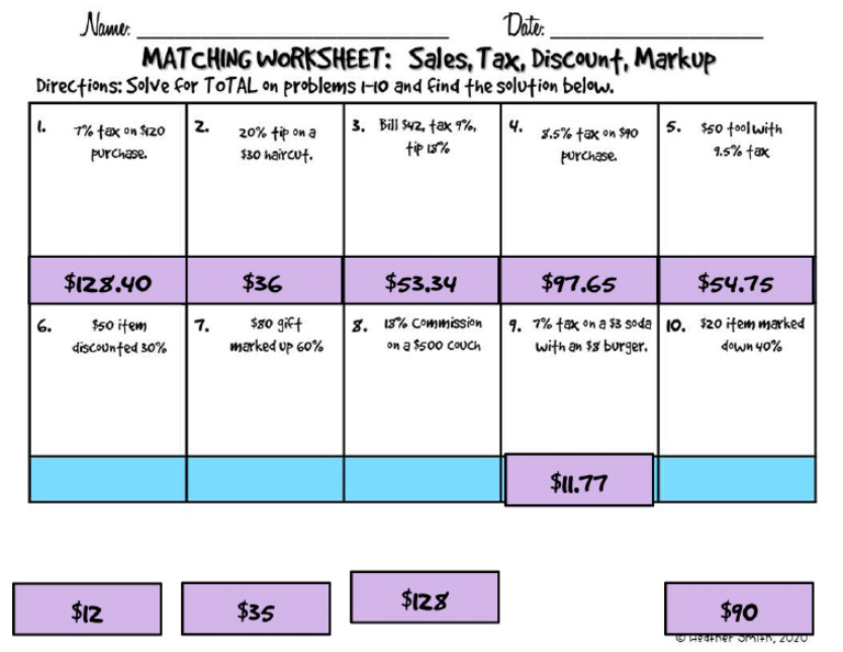 Aaron Schindler - Percent Applications Drag and Drop Activity | PDF