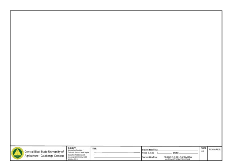 AT102 Drawing Template | PDF
