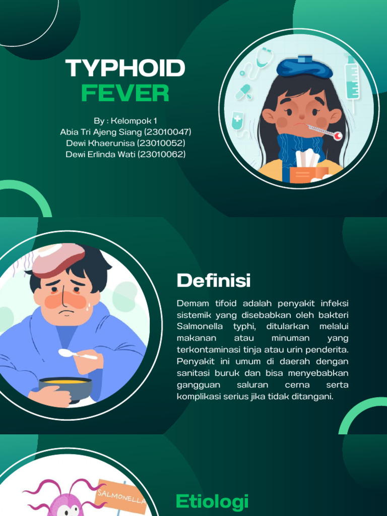 Kel.1 Askep Typhoid Fever (1) | PDF