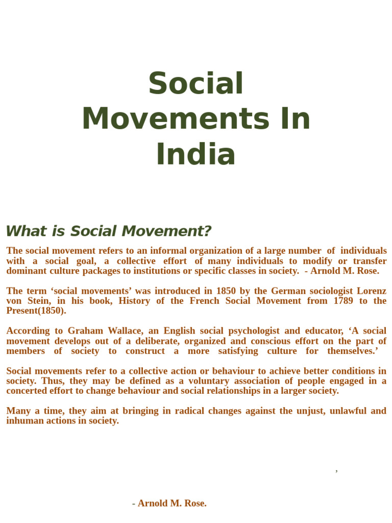 Social Movement | PDF