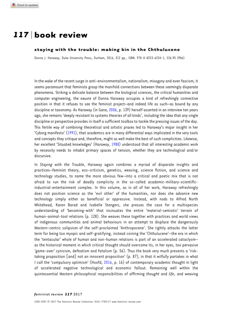 hoofd-2017-book-review-staying-with-the-trouble-making-kin-in-the ...