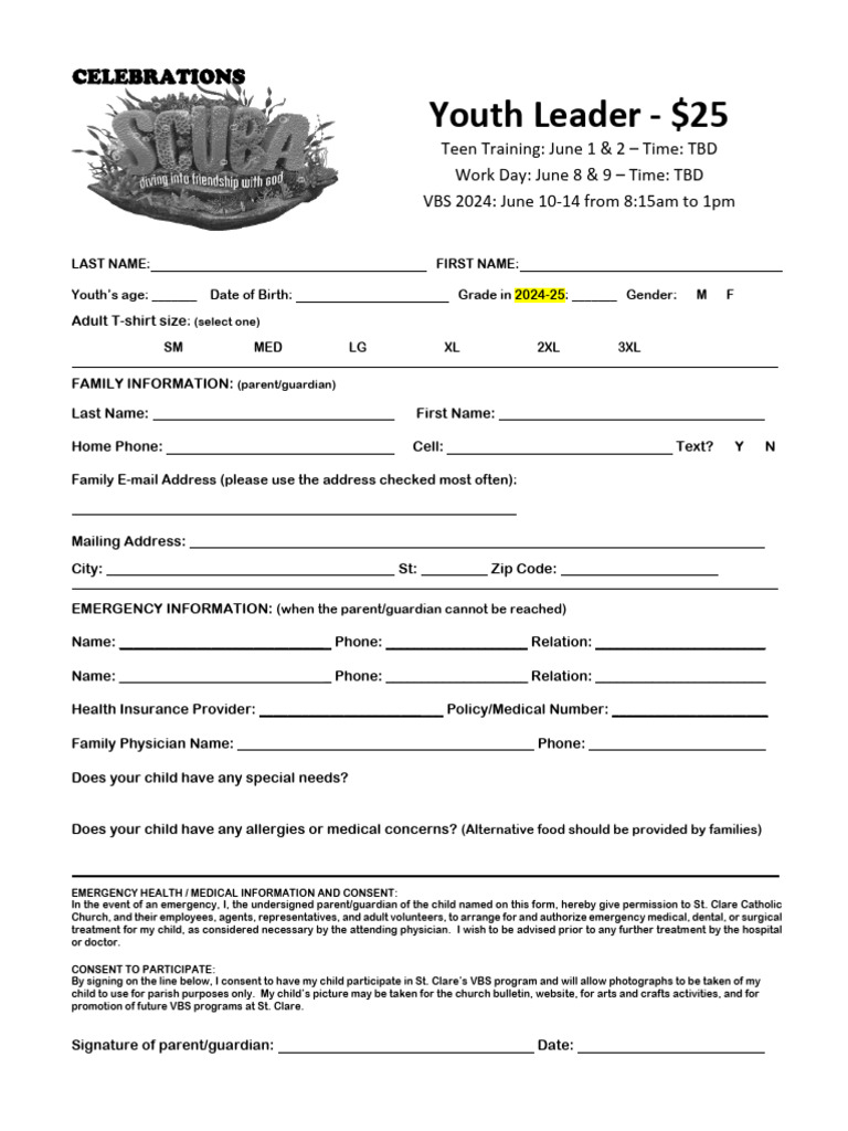 Go To The VBS Celebrations 2024 - SCUBA Band 2 | PDF