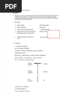 Earthing Transformer Calculation | PDF | Transformer | Electromagnetism