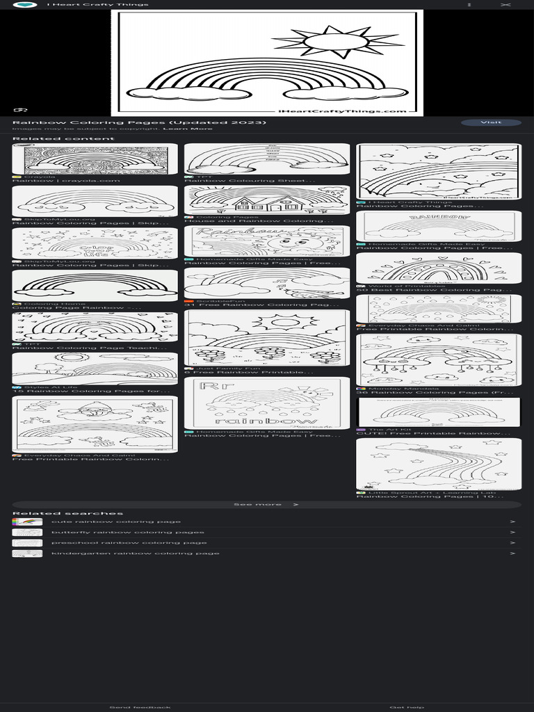 Rainbow With No Colors - Google Search | PDF