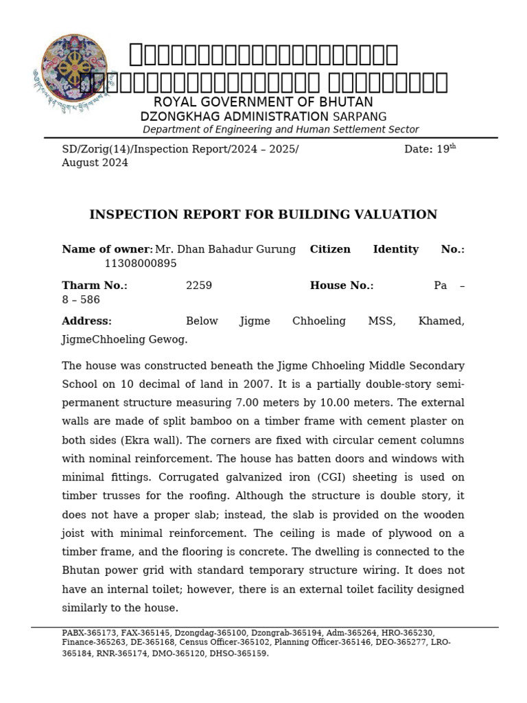 Dhan bdr report | PDF | Building Engineering | Structural Engineering