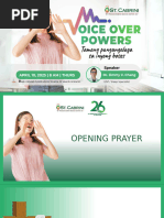 Opening Prayer For Seminars | PDF | Career & Growth | Self-Improvement