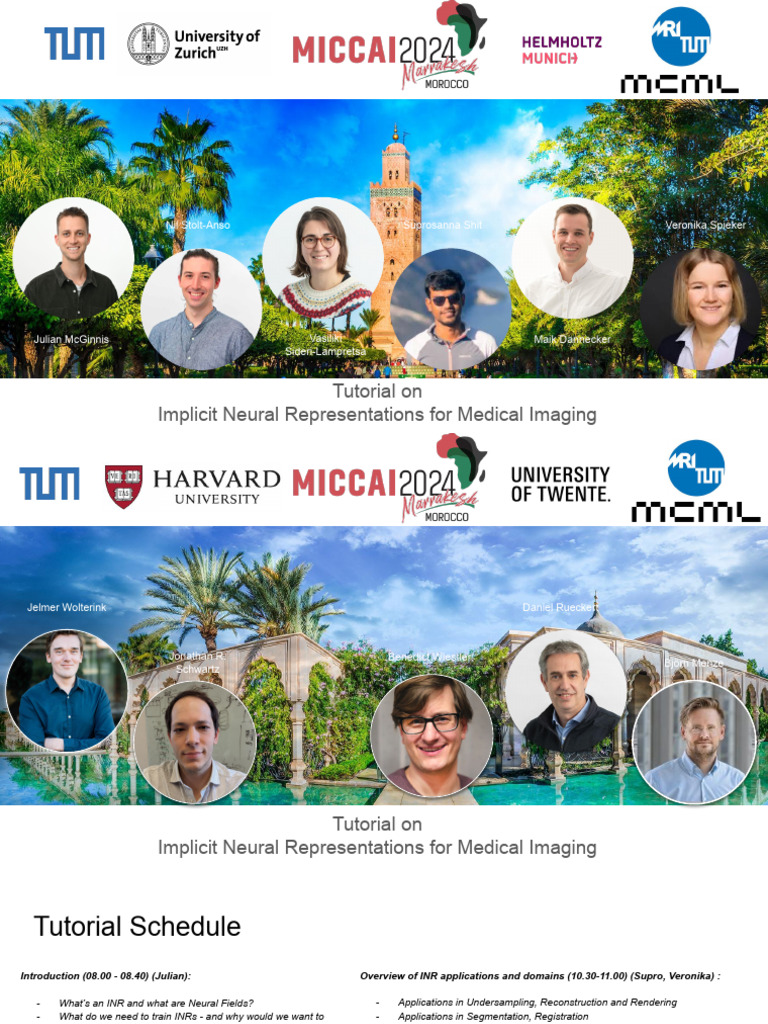 MICCAI_INR_TUTORIAL'24 - Related Works & Overview - Camera Ready | PDF | Functional Magnetic ...