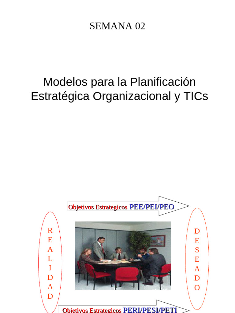 Clase02 Modelos para La Planificacion Estrategica | PDF | Planificación | Planificación estratégica