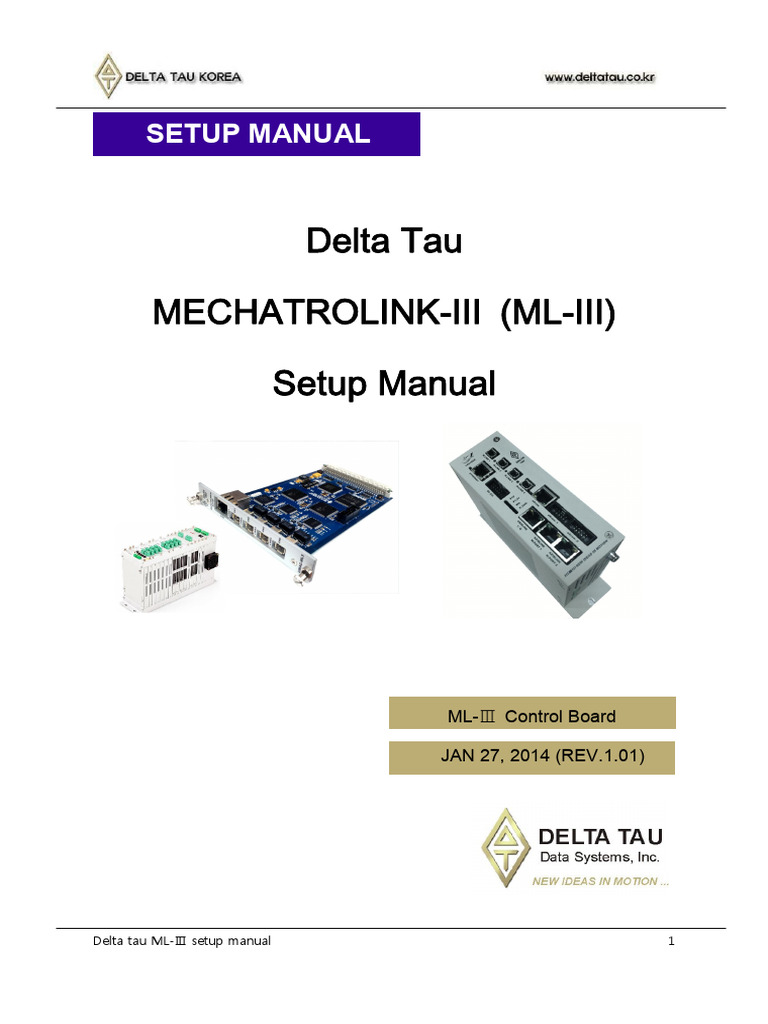 Deltatau Ml3 Setup - Kor | PDF