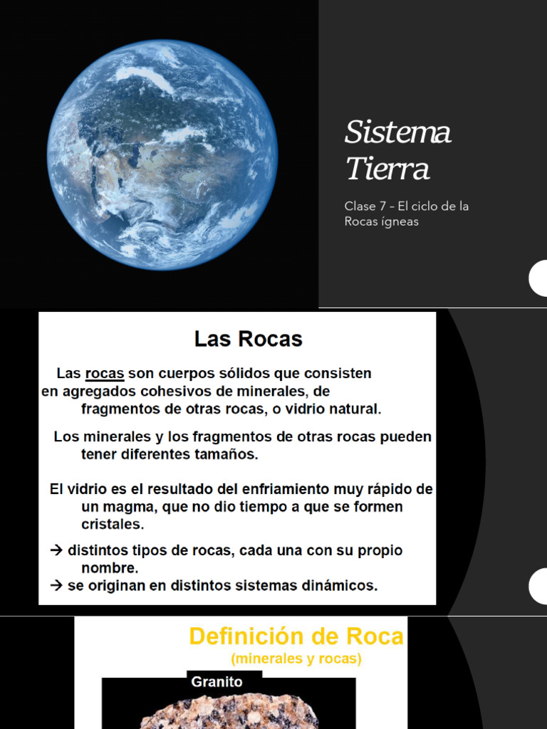 Ciclo de Rocas: Formación y Tipos | PDF | Roca (geología) | Roca ígnea