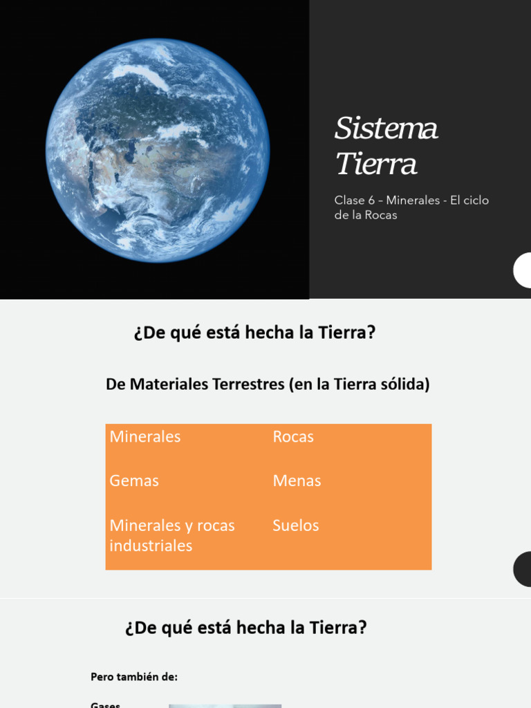 Minerales y Ciclo de Rocas en la Tierra | PDF | Minerales | Importar